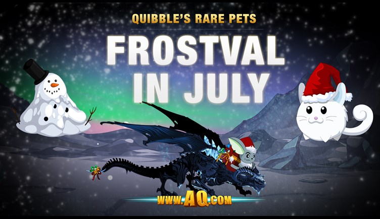 Quibble's Frostval Rares on Artix Entertainment