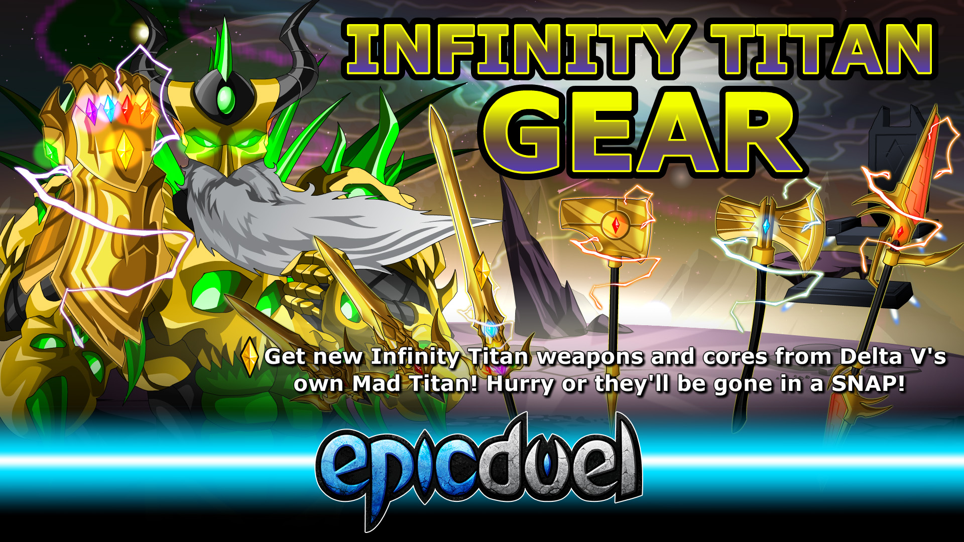 Infinity Titan Gear on Artix Entertainment