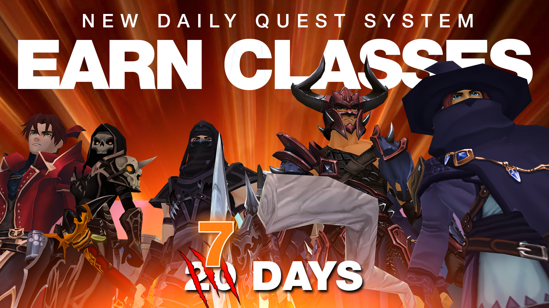 Earn Classes Faster with the new Daily Class Quests! on Artix Entertainment