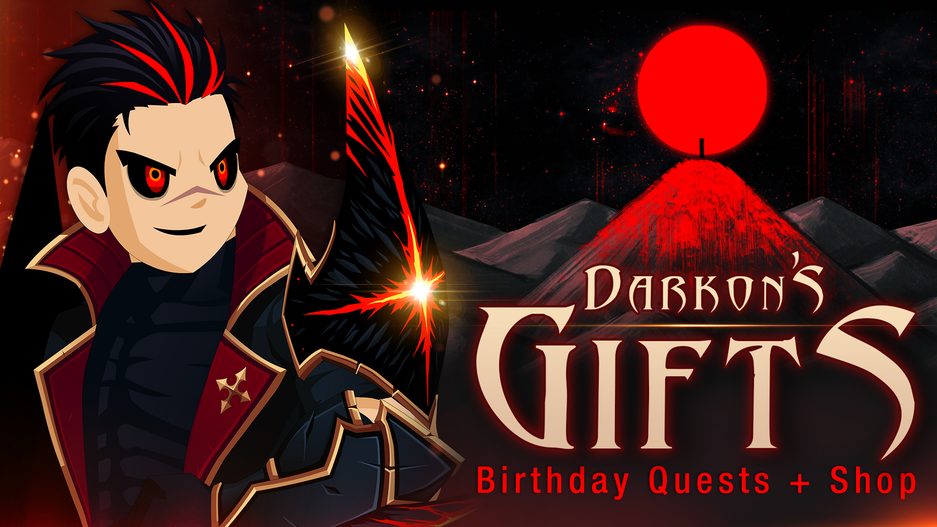 Darkon's Birthday Shop on Artix Entertainment