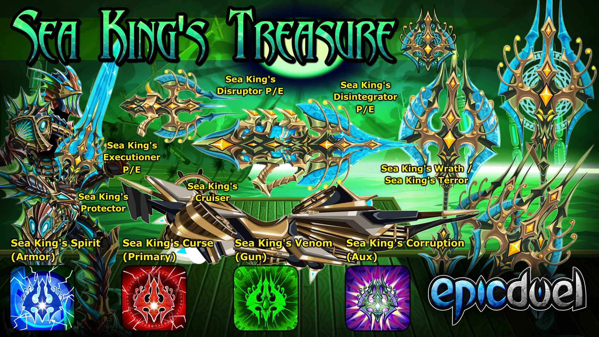 The Sea King's Treasure on Artix Entertainment