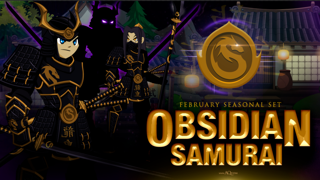 Unlock the Obsidian Samurai Set on Artix Entertainment