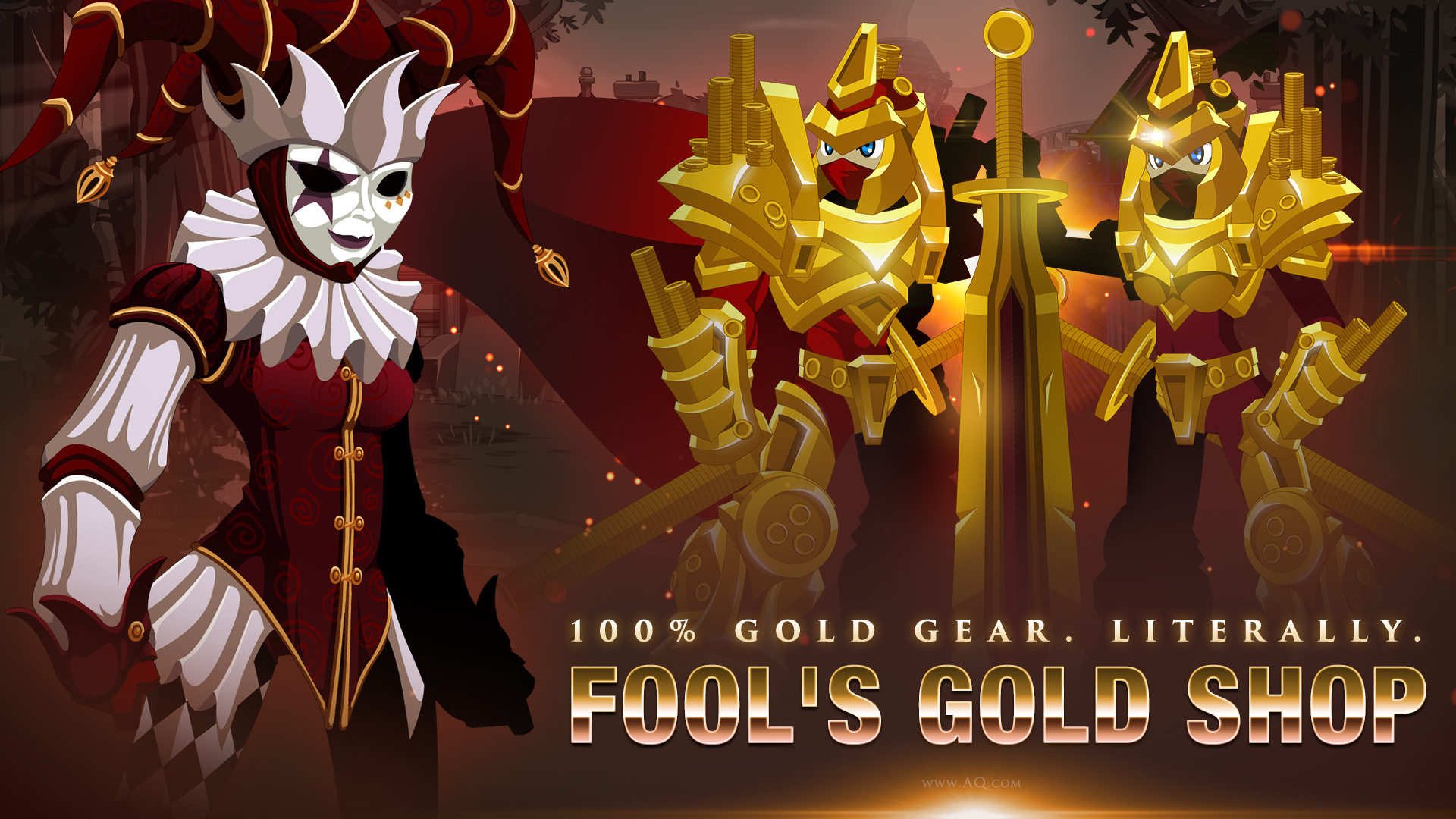 Fool's 100% Gold Shop on Artix Entertainment