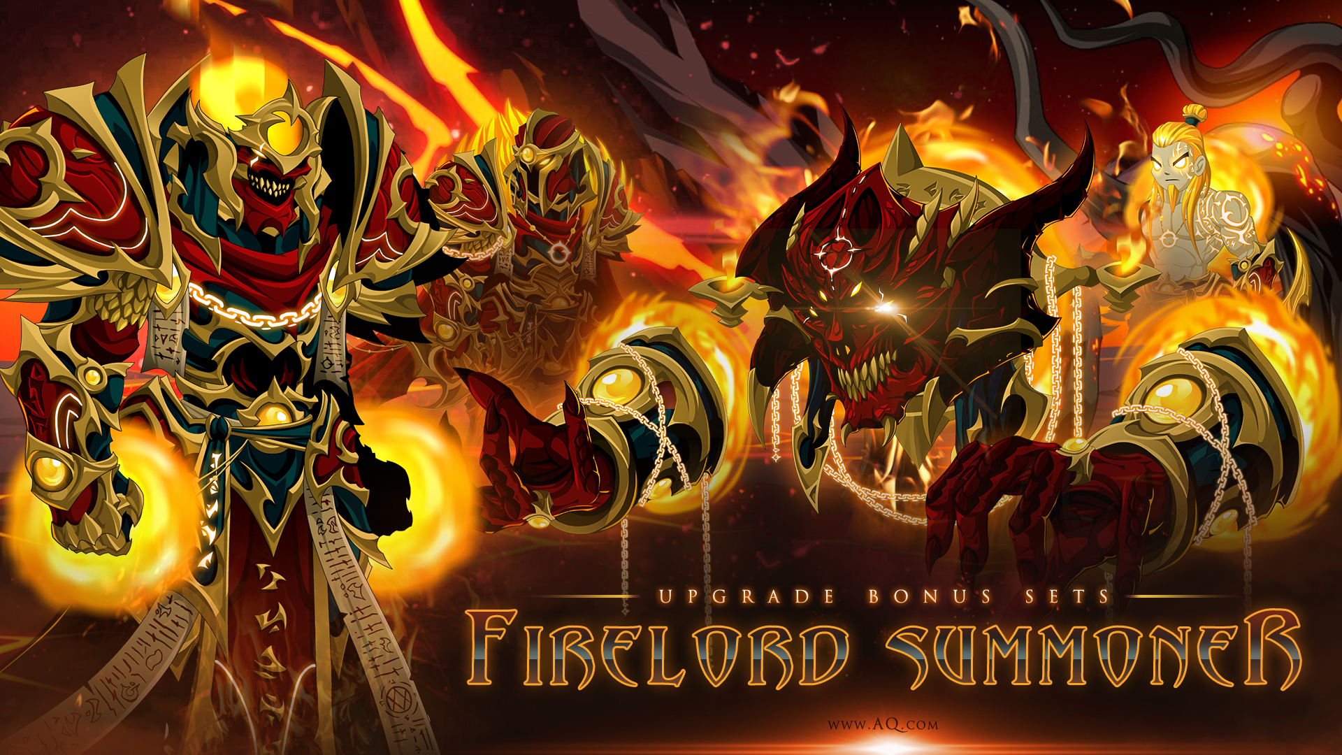 FireLord Summoner Sets on Artix Entertainment