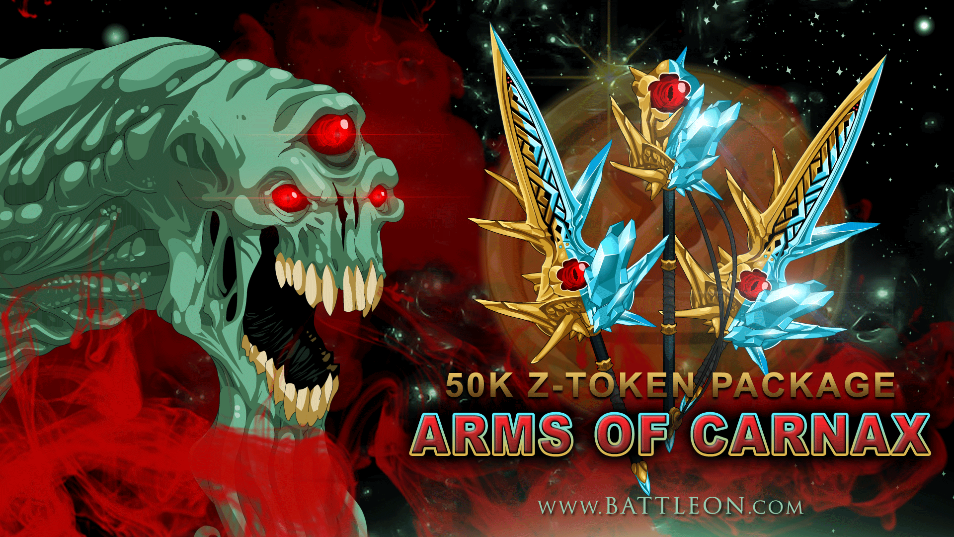 Arms of Carnax 20K Z-Token Package on Artix Entertainment
