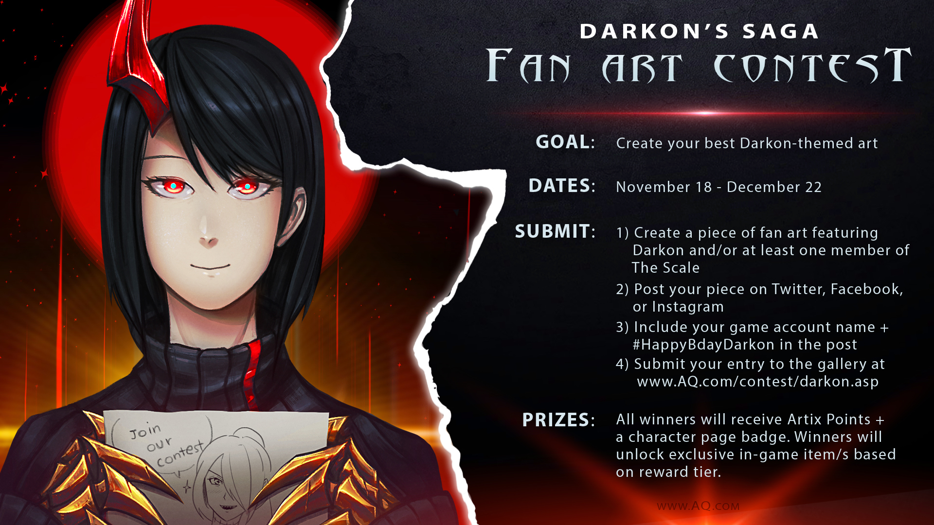 Darkon Fan Art Contest Winners 2022 on Artix Entertainment