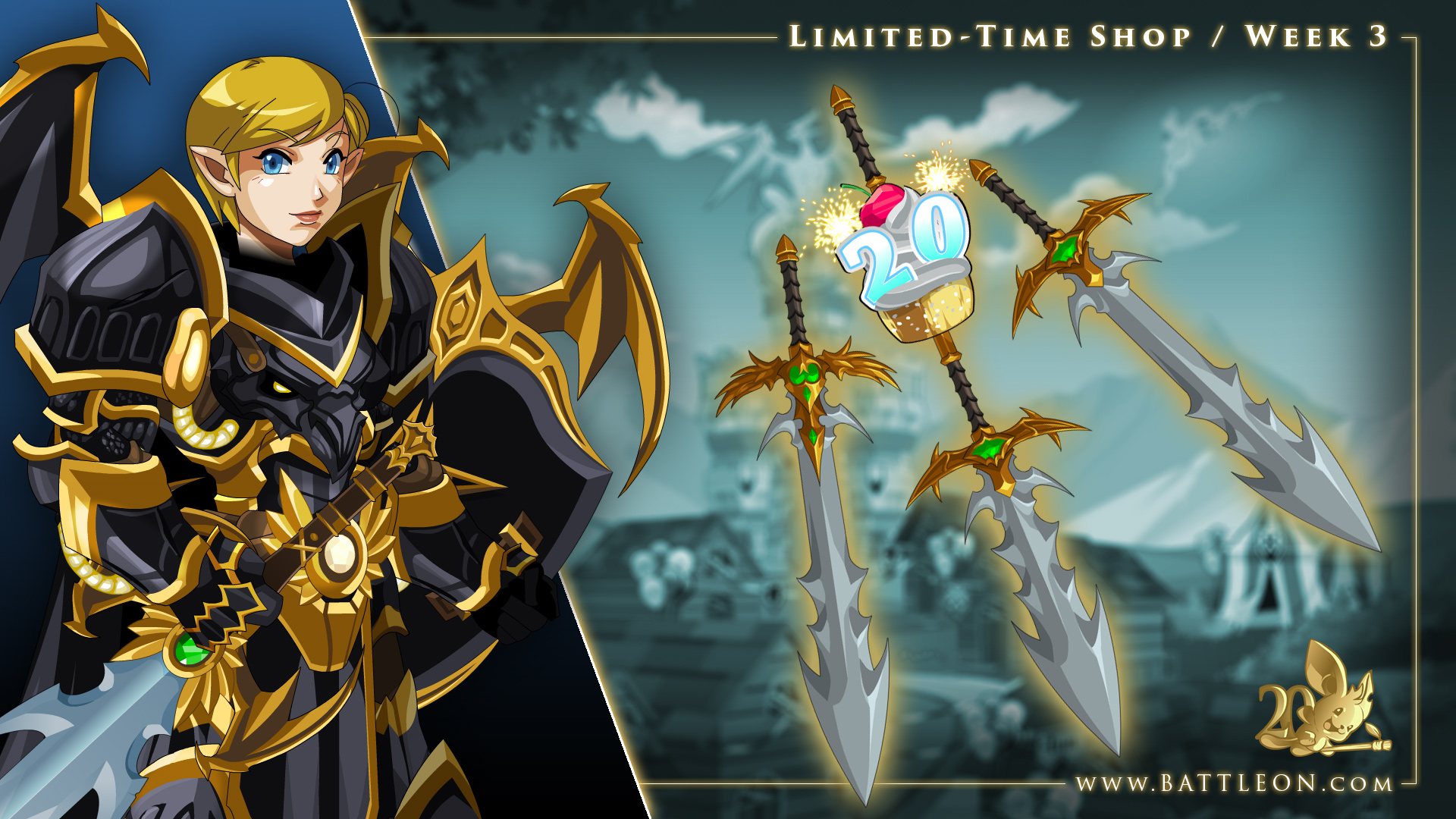 AQ’s 20th Anniversary Mega Event Final Week on Artix Entertainment