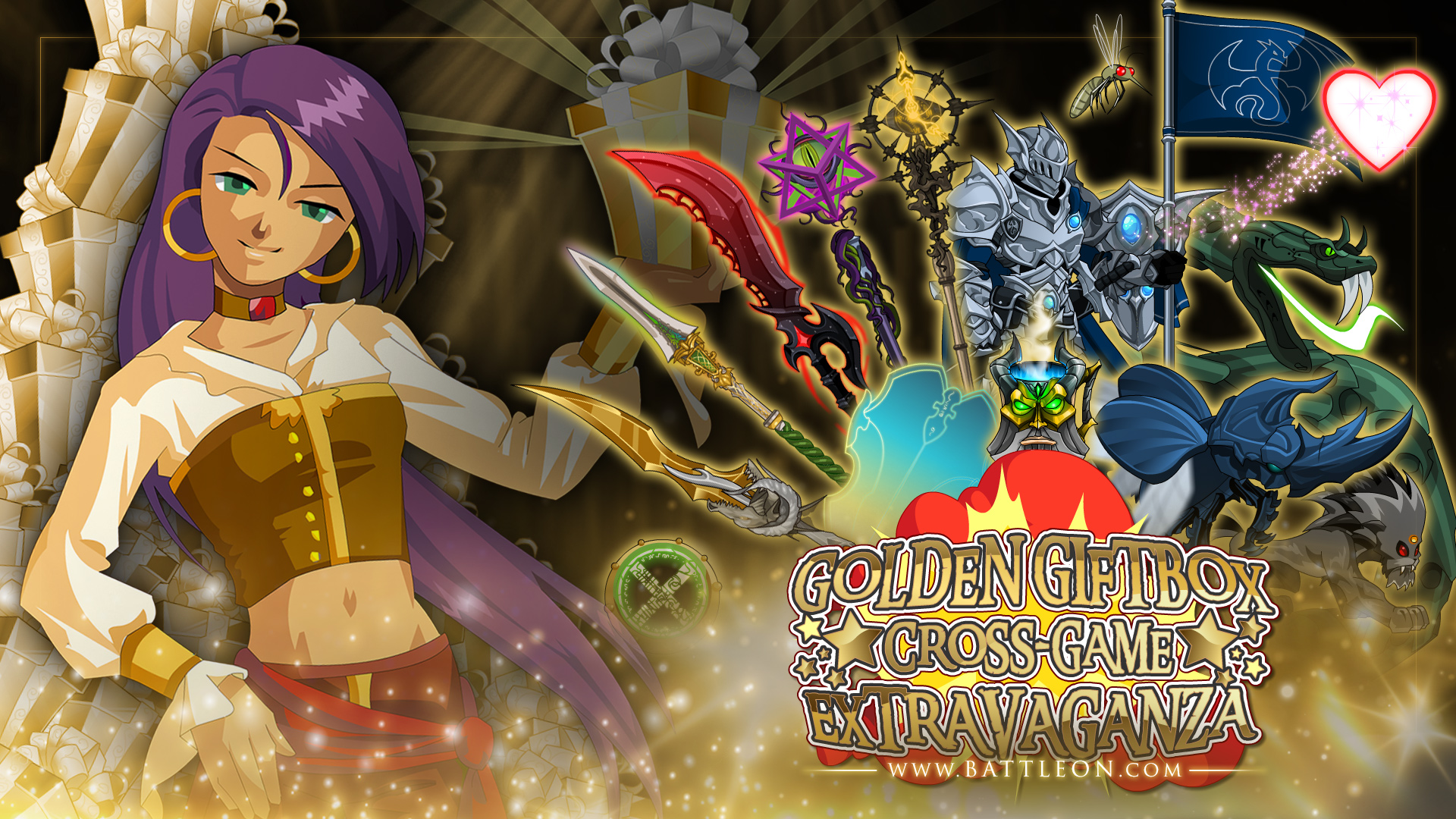 2023 Golden Giftbox Cross-Game Extravaganza on Artix Entertainment
