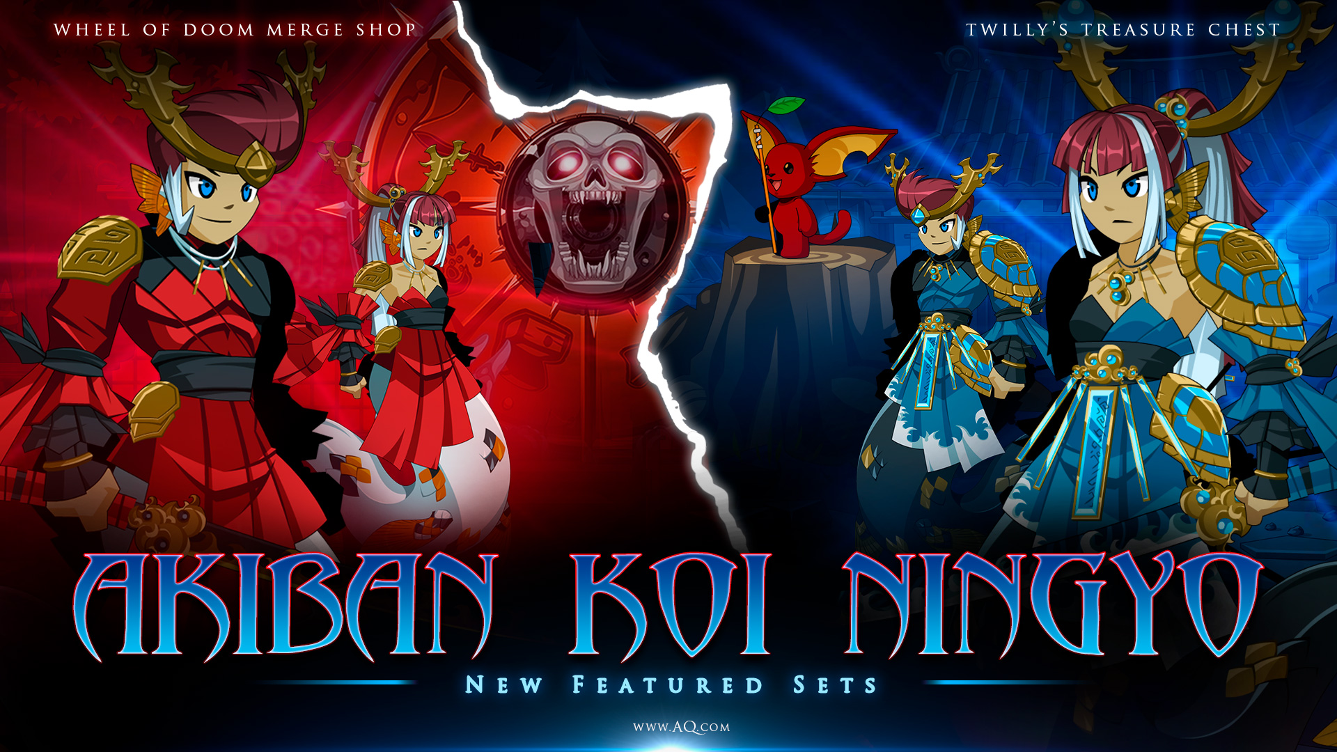 Now available: Akiban Koi Sets on Artix Entertainment