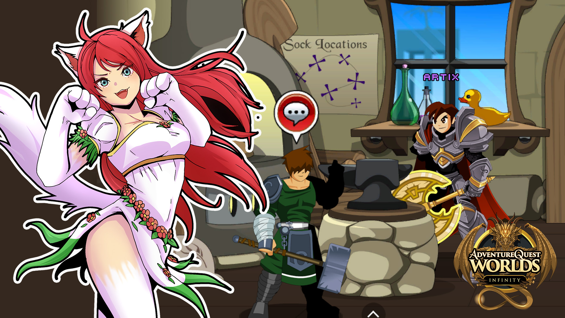 You cannot have UI without... You and I. on Adventure Quest 2D