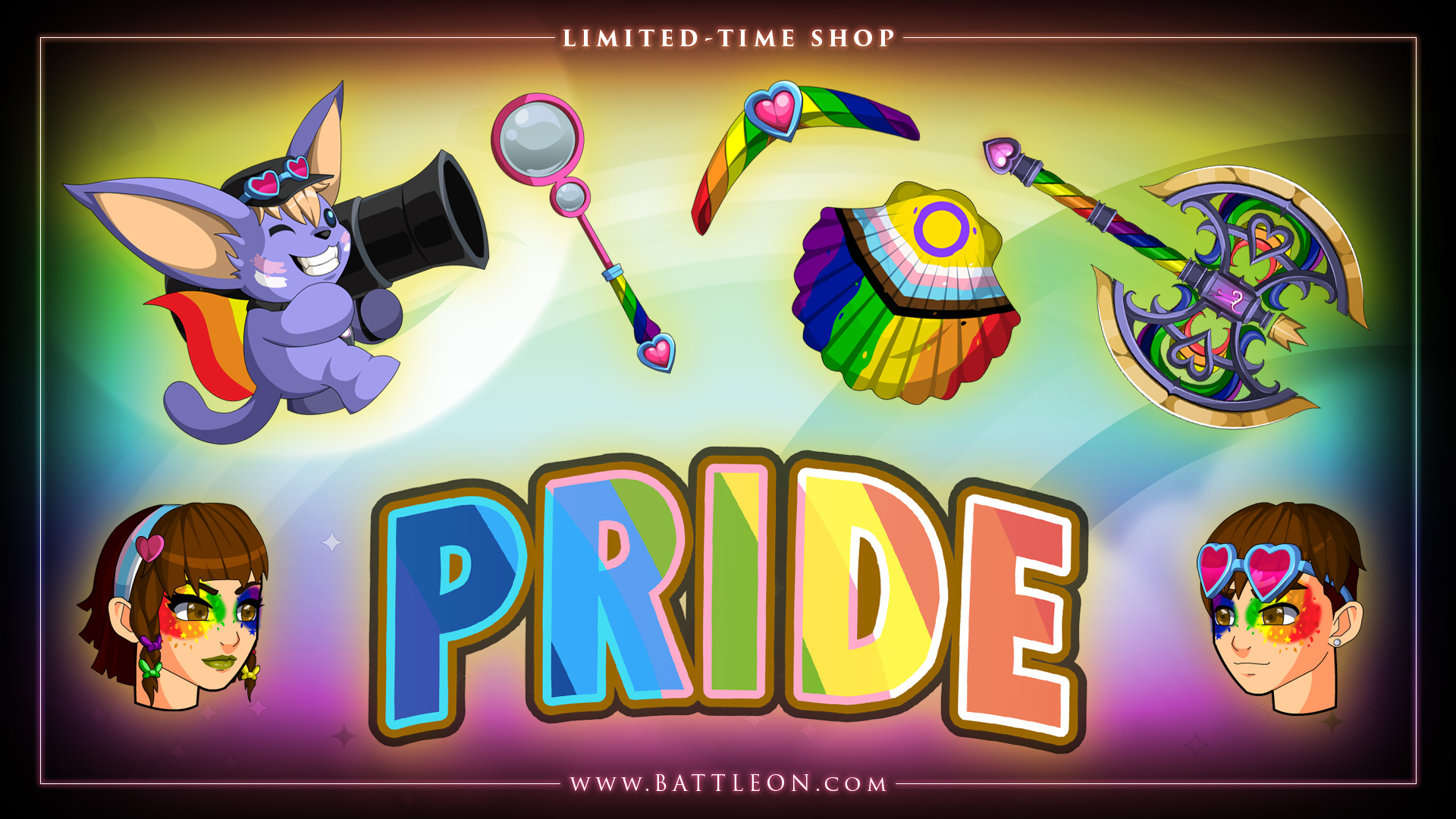 Limited-Time Shop - Pride Month Celebration on Artix Entertainment
