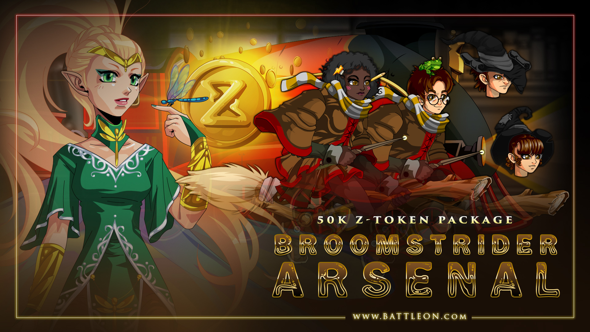 Broomstrider Arsenal Z-Token Package on Artix Entertainment