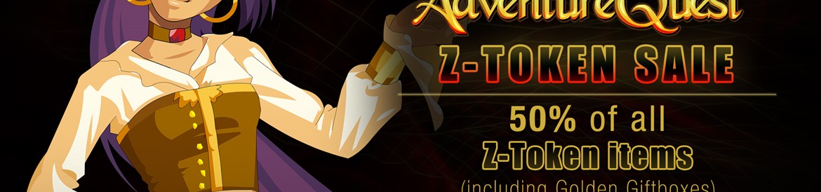 50% Off Z-Token Equipment Sale - FINAL DAY! on Artix Entertainment