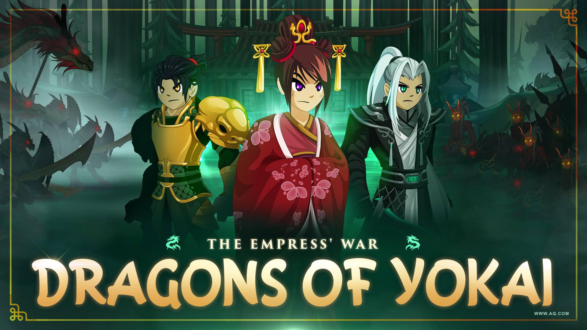 Dragons of Yokai Saga WAR on Artix Entertainment
