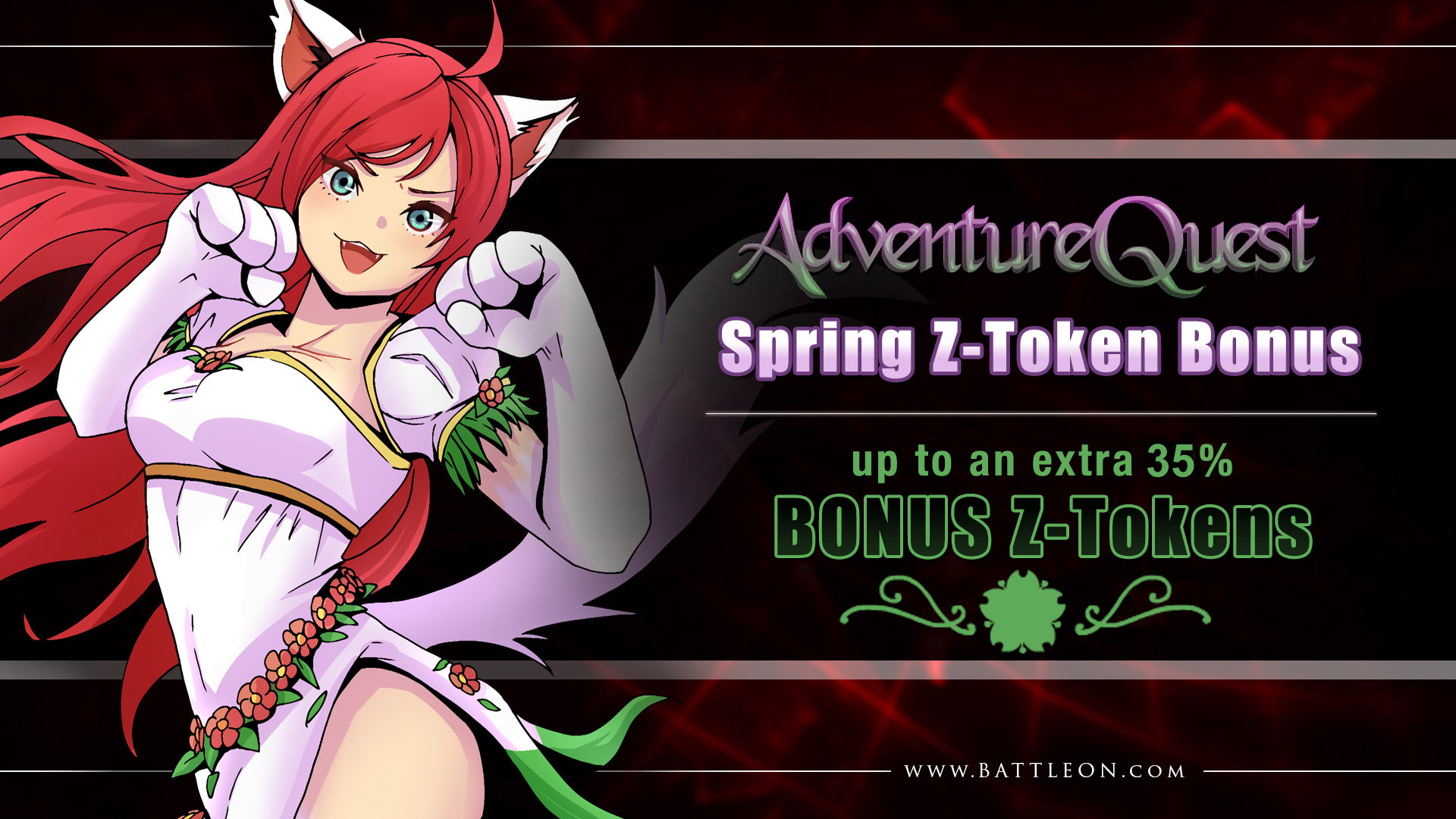 The Spring Z-Token Bonus Has Begun! on Artix Entertainment