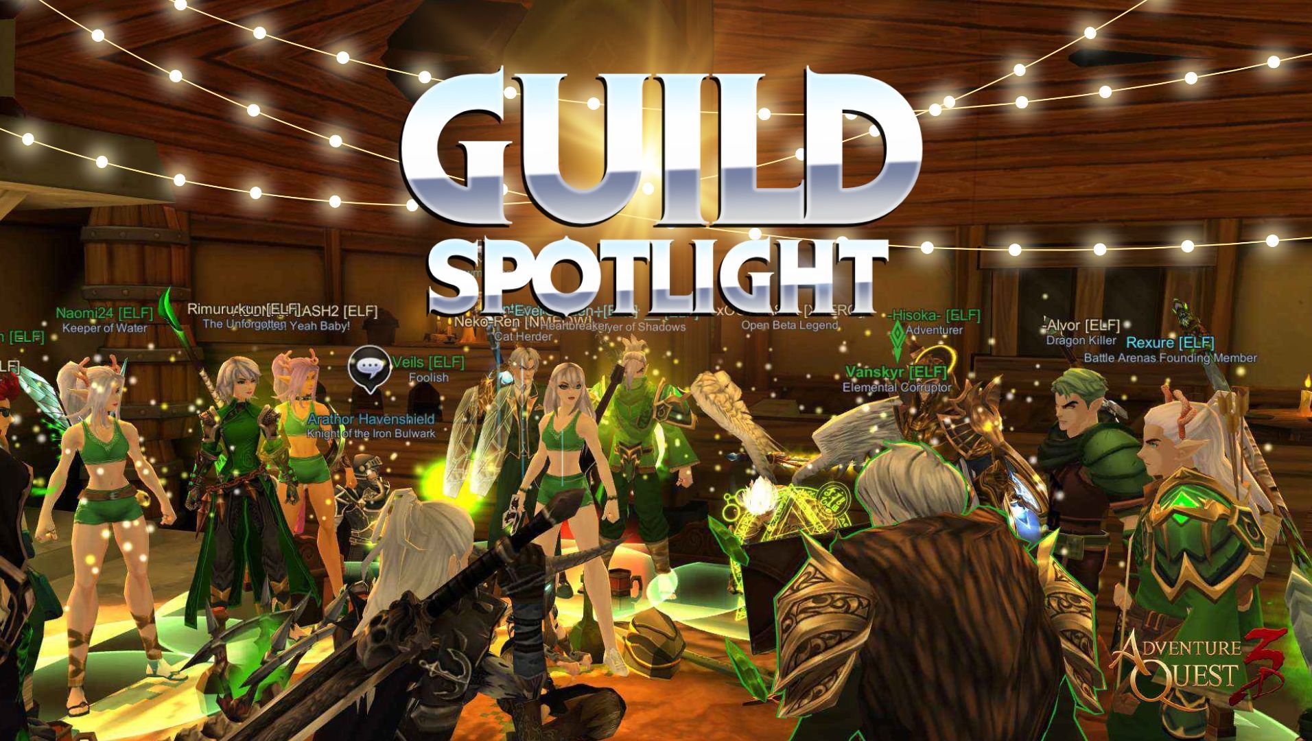 Guild Spotlight: The Enchanting World of Elven Guard on Artix Entertainment
