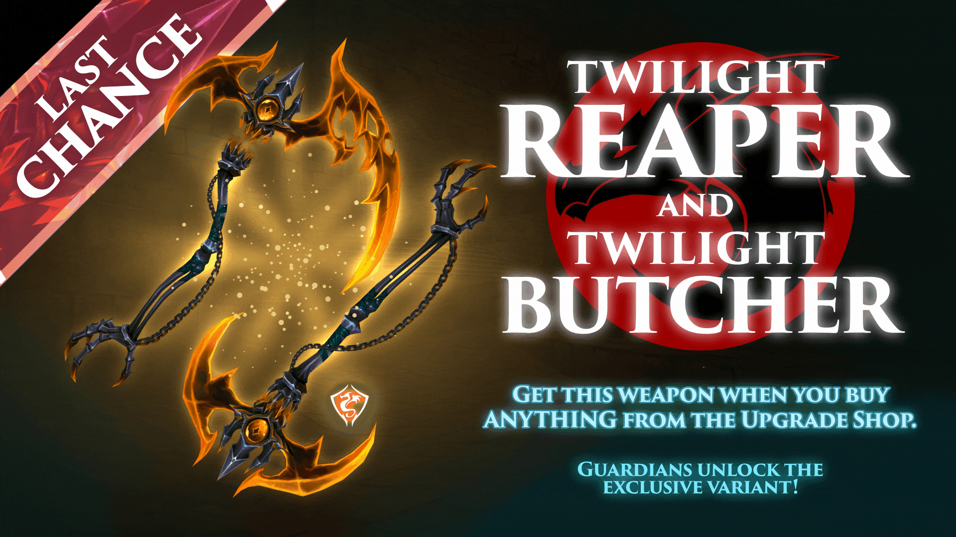Last Call for Killer Gear: Twilight Reaper & Butcher on Artix Entertainment
