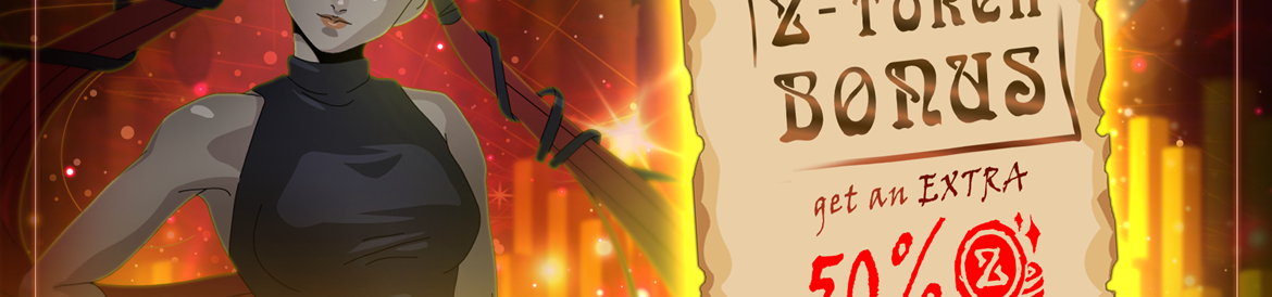 50% Bonus Z-Tokens on All Packages on Artix Entertainment