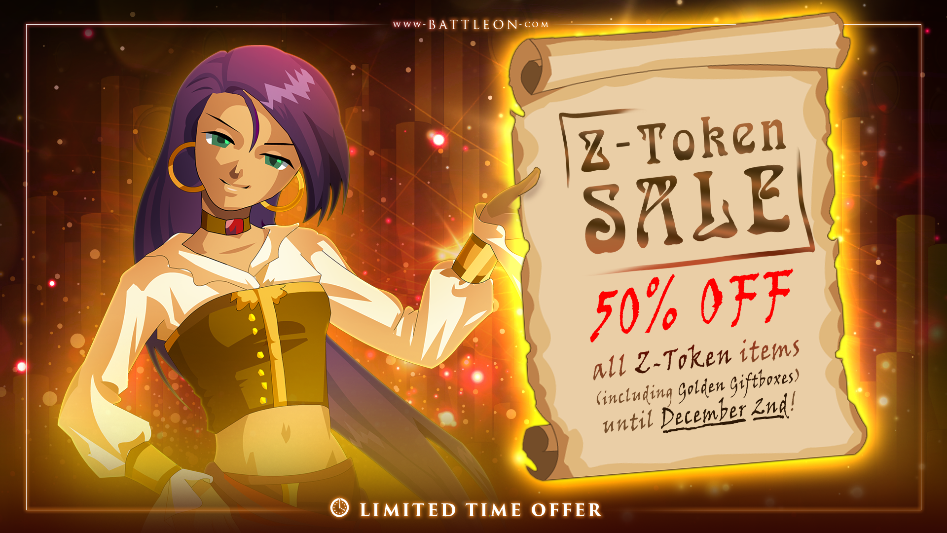 A Realm of Discounts – 50% Off Z-Token Sale! on Artix Entertainment