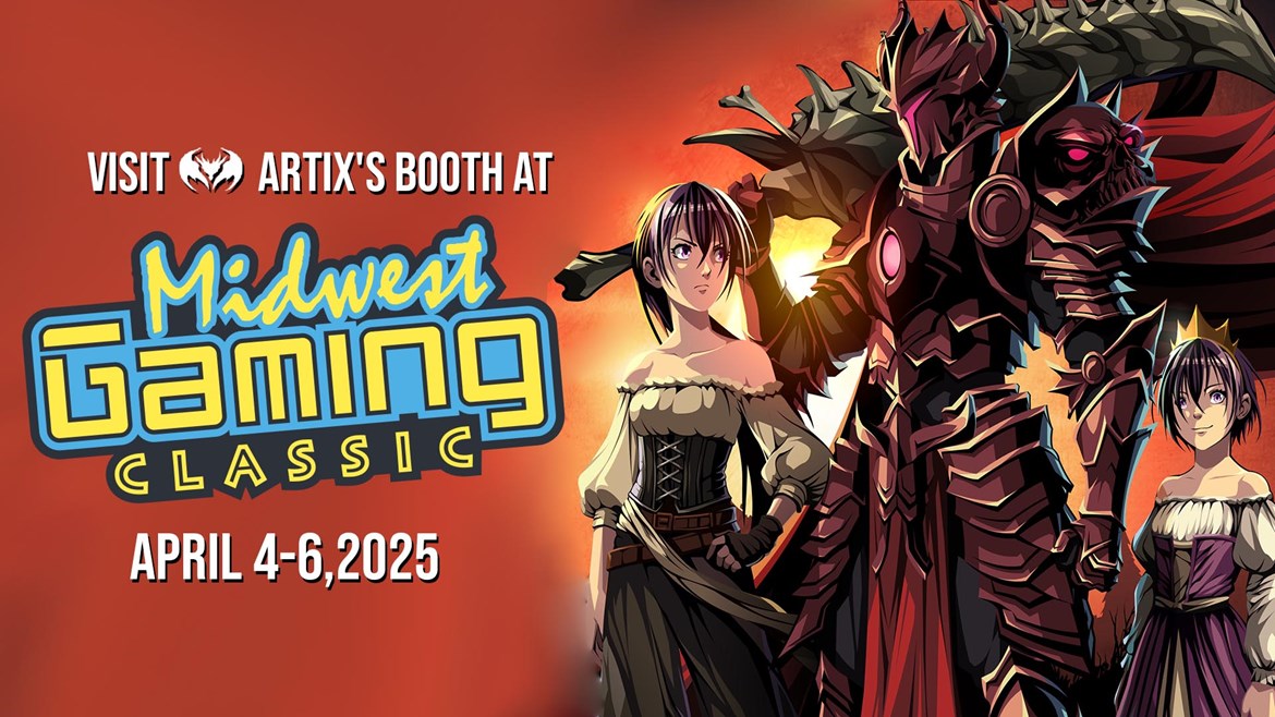 See Artix at Midwest Gaming Classic 2025 on Adventure Quest 2D