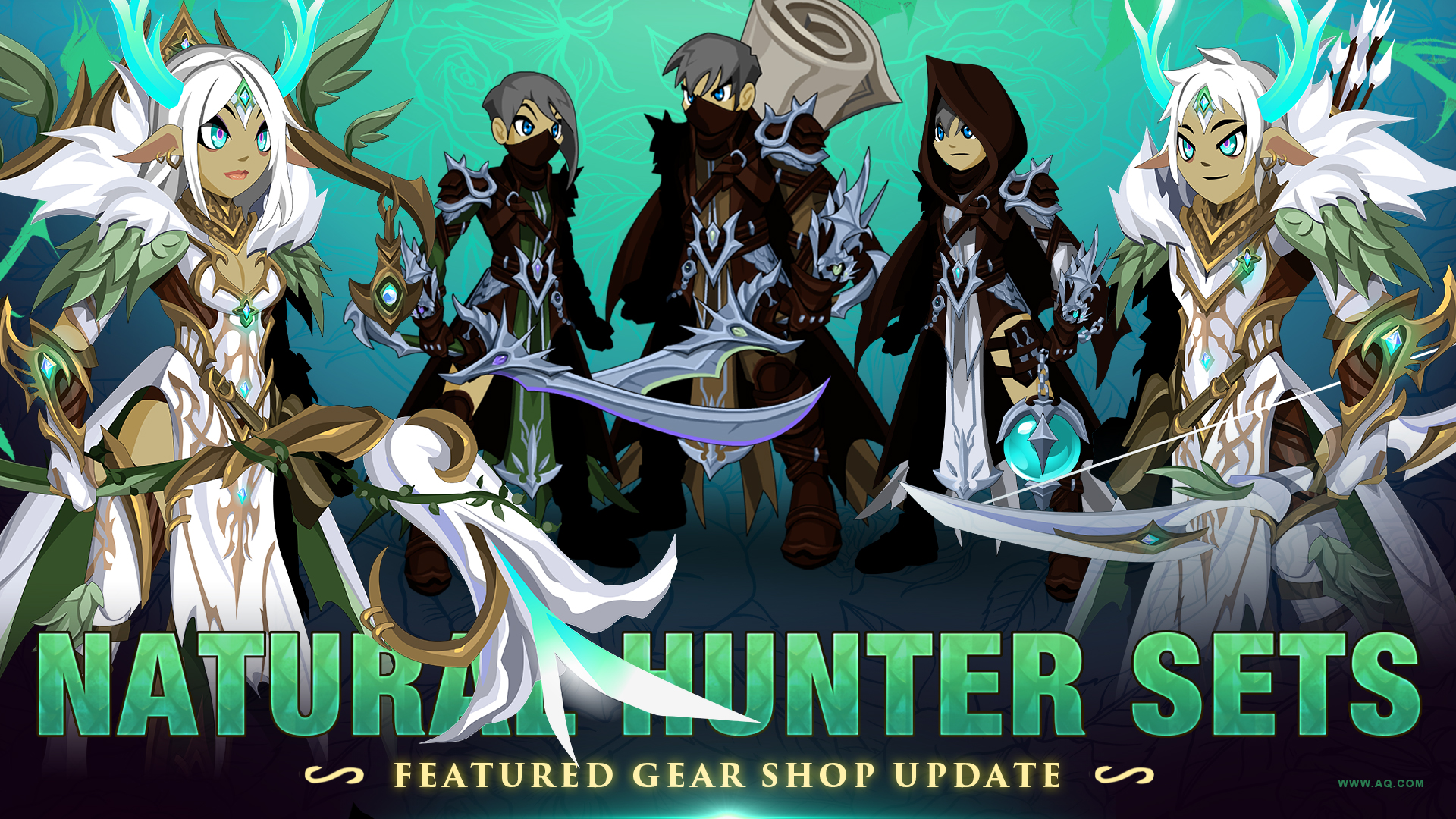 New Nature x Hunter Gear Sets on Artix Entertainment
